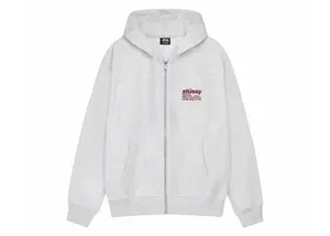 StÜssy Dna Zip Up Hoodie - Ash Heather
