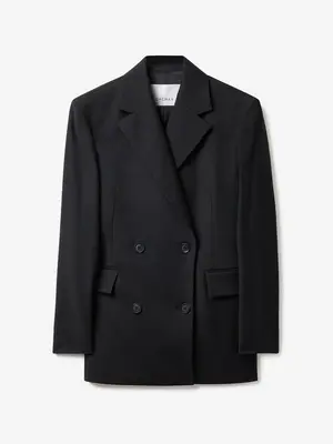 HOUSE OF DAGMAR Classic Wool Blazer - Black