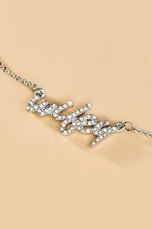 Anthropologie Wifey Necklace