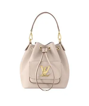 LOUIS VUITTON Lockme Bucket Bag - Beige