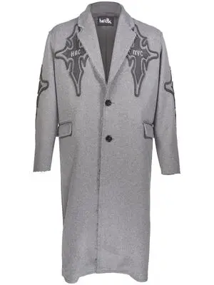 HACULLA. Wool Graphic Print Coat