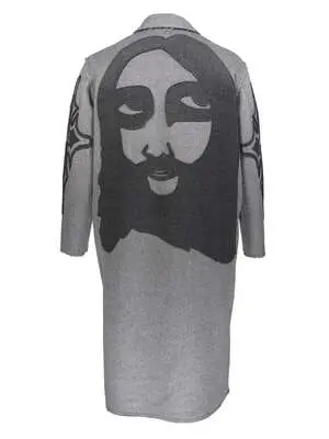 HACULLA. Wool Graphic Print Coat