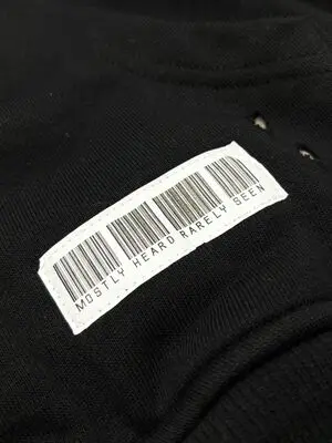 MOSTLY HEARD RARELY SEEN Layered Distressed Hoodie