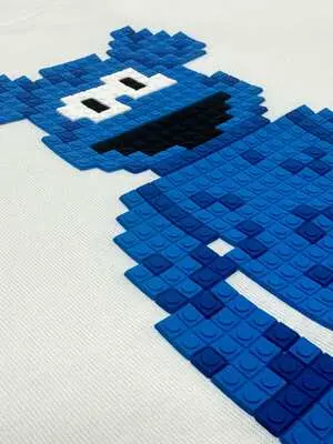 MOSTLY HEARD RARELY SEEN 8-BIT Munchies 8-bit Appliqué Cotton T-shirt