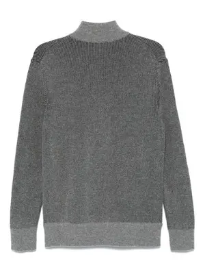 LARDINI Ribbed Knit Cardigan