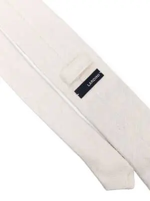 LARDINI Silk Neck Tie - Neutrals