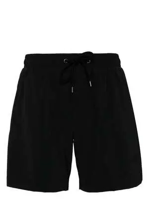 JAMES PERSE Split Hem Board Shorts - Black