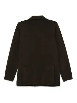 LARDINI Knitted Double-breasted Blazer