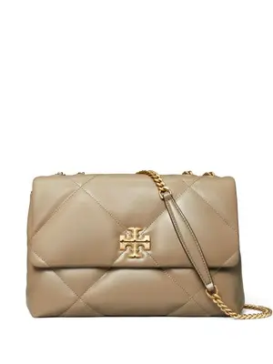 Tory Burch Kira Diamond-quilted Shoulder Bag - Neutrals