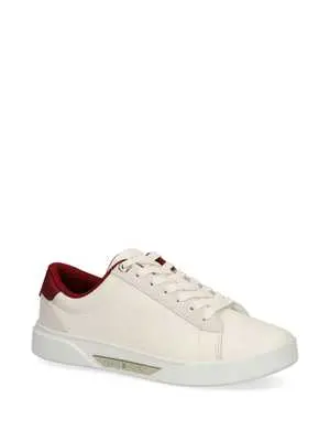 Tommy Hilfiger Leather Sneakers - White