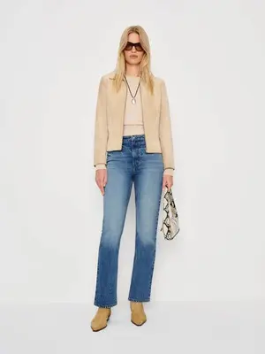 REFORMATION Jax Stretch High-rise Straight Jeans