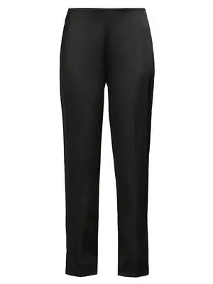 black satin cigarette pants Attersee The in Duchess This high Express Design Studio } "Cigarette