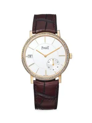 PIAGET Altiplano Origin 18k & Alligator Watch/40mm - Rose Gold