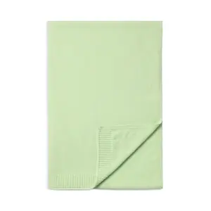 Aqua 100% Cashmere Throw Blanket Exclusive - Tea Green