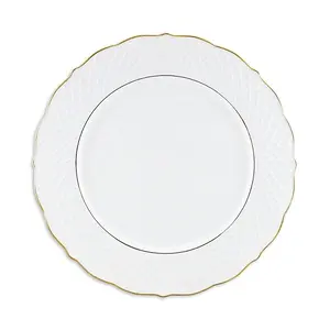 ANNA WEATHERLEY Empire Service Plate - White/gold