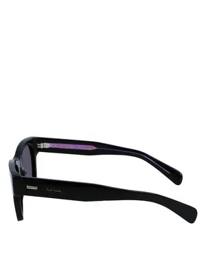 Paul Smith Highgate Square Sunglasses - Black/purple Solid