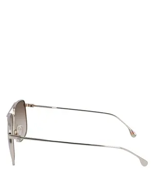 Paul Smith Halsey Navigator Sunglasses - Gold/brown Gradient