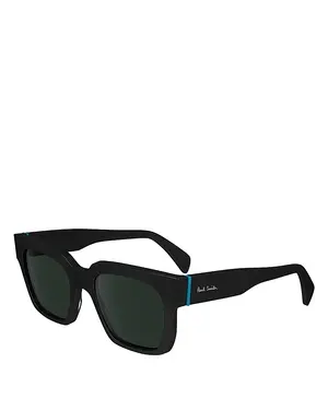 Paul Smith Kenley Square Sunglasses - Black/gray Solid