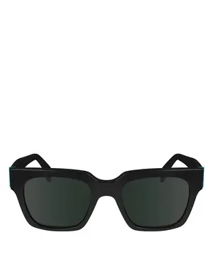 Paul Smith Kenley Square Sunglasses - Black/gray Solid