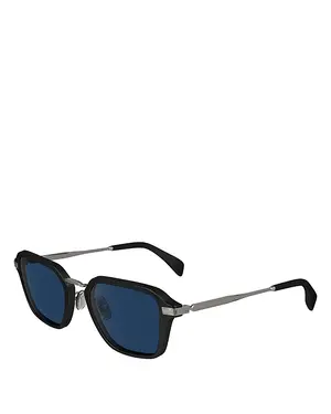 Paul Smith Paul Smith Kean Rectangular Sunglasses Black/blue Solid