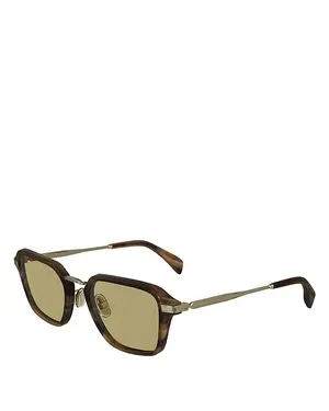 Paul Smith Kean Rectangular Sunglasses - Brown/tan Solid