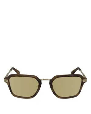 Paul Smith Kean Rectangular Sunglasses - Brown/tan Solid