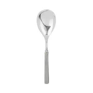 MATCH Gabriella Wide Serving Spoon - Pewter