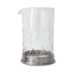 MATCH Crystal Mixing Glass - Pewter