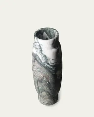 EDITIONS MILANO Stone Vase - Dark Green