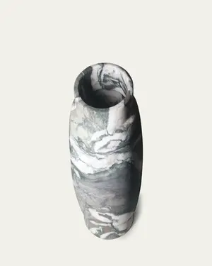 EDITIONS MILANO Stone Vase - Dark Green