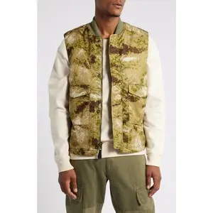 Alpha Industries Ma-1 Mod Water-resistant Vest - Green Blur Camo