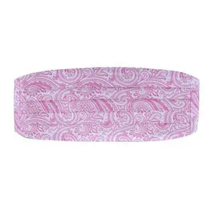 Trafalgar Sobee Paisley Silk Cummerbund - Pink Paisley