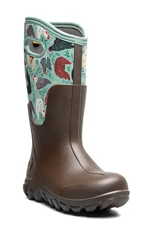 Bogs Classic Seamless Tall Waterproof Boot - Choc Multi