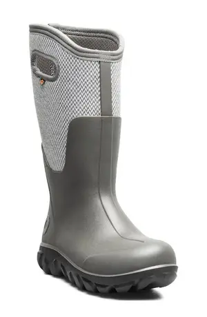 Bogs Classic Seamless Tall Waterproof Boot - Gray Multi