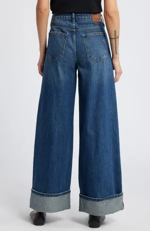 HIDDEN JEANS Classic Cuff Wide Leg Jeans
