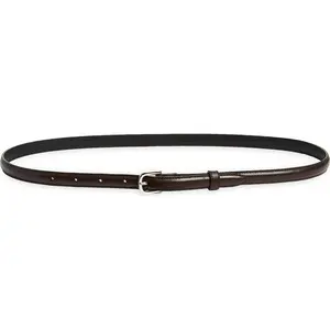 TOTEME Thin Leather Belt - Bark
