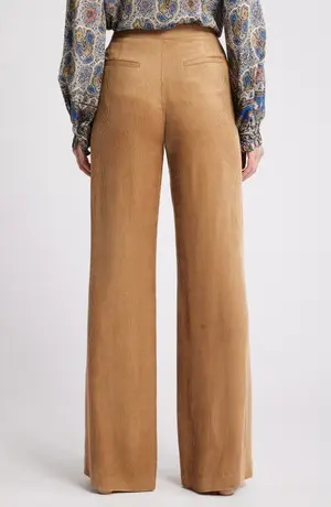 Kobi Halperin Corduroy Straight Leg Pants - Chestnut
