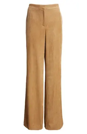 Kobi Halperin Corduroy Straight Leg Pants - Chestnut