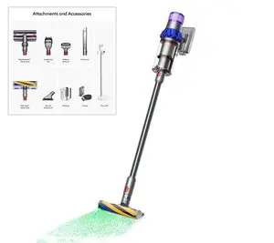 DYSON V15 Detect Cordfree Vacuum W/2 Cleaner Heads & Dok - One-color