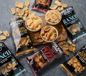PORK KING GOOD Bags Seasoned Pork Rinds Variety Pack - One-color
