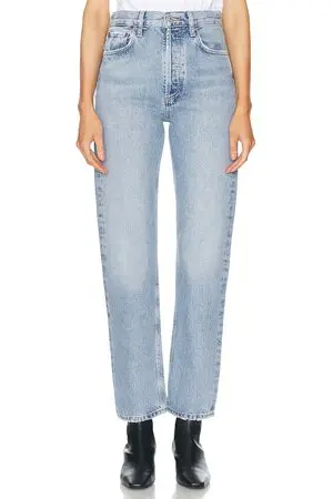 AGOLDE 90s Pinch Waist High Rise Straight Jeans - Harmonic