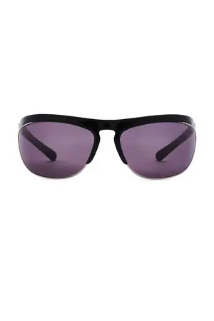 Bottega Veneta Round Frame Sunglasses - Black & Grey