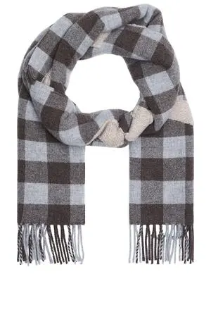 Acne Studios Acne Studios Veda Scarf In Brown Brown & Beige
