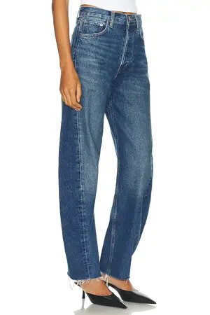 AGOLDE Luna Pieced High Rise Curved Taper - Split