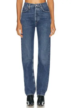 AGOLDE 90s Pinch Waist High Rise Straight Jeans - Control
