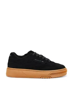 Perforated Suede Sneakers