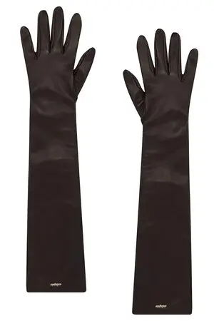 Cult Gaia Zya Leather Gloves