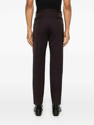 Gucci Logo-embroidered Wool Trousers