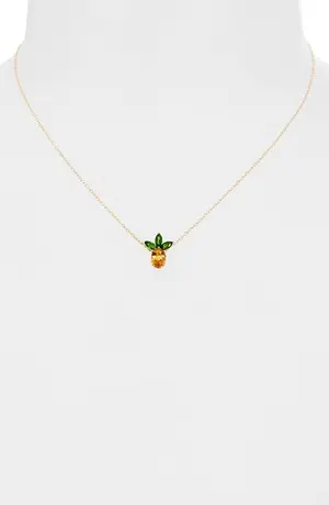 Bony Levy 14k Gold Pineapple Pendant Necklace