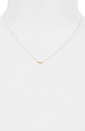 Bony Levy Icon Diamond Bar Pendant Necklace